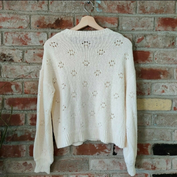 Madewell | Sweaters | Nwt Madewell Pointelle Sweater | Poshmark